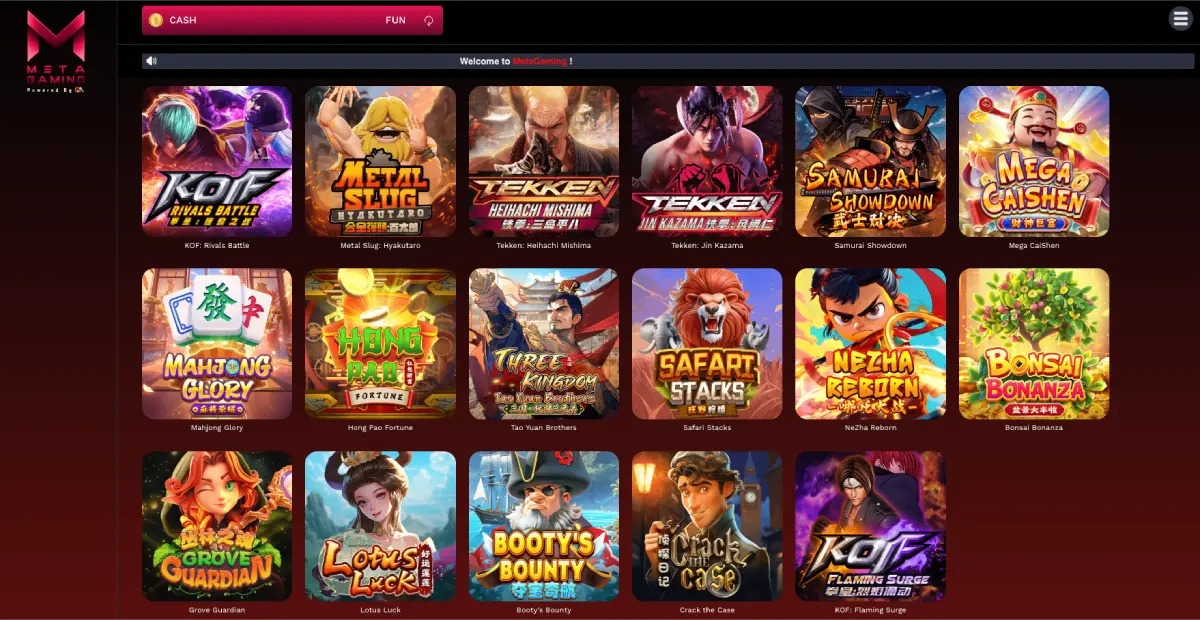 Top Slot Games by Meta Gaming | Play Tekken, Mahjong & More